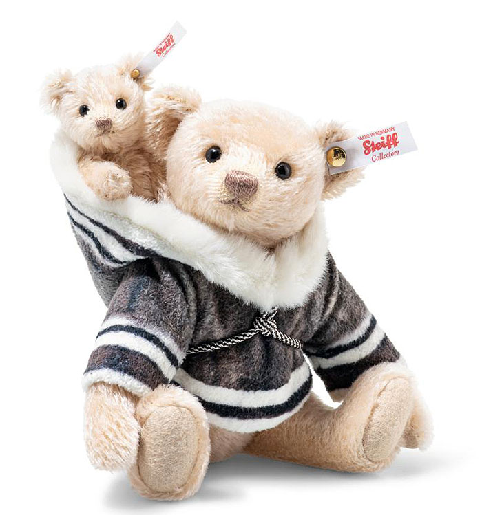 Steiff Mama Teddy Bear With Baby 007569 | Ashby Bears