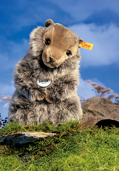 Steiff Burri Marmot 084133 | Ashby Bears Steiff UK Authorised Dealer