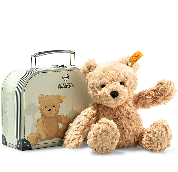 Steiff Jimmy Teddy Bear with Suitcase 113918 | Ashby Bears Steiff UK ...