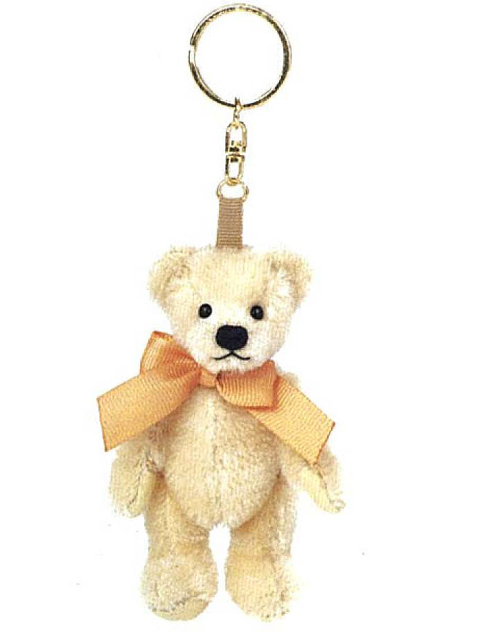 Teddy Hermann Beige Teddy Keyring 154594 | Ashby Bears