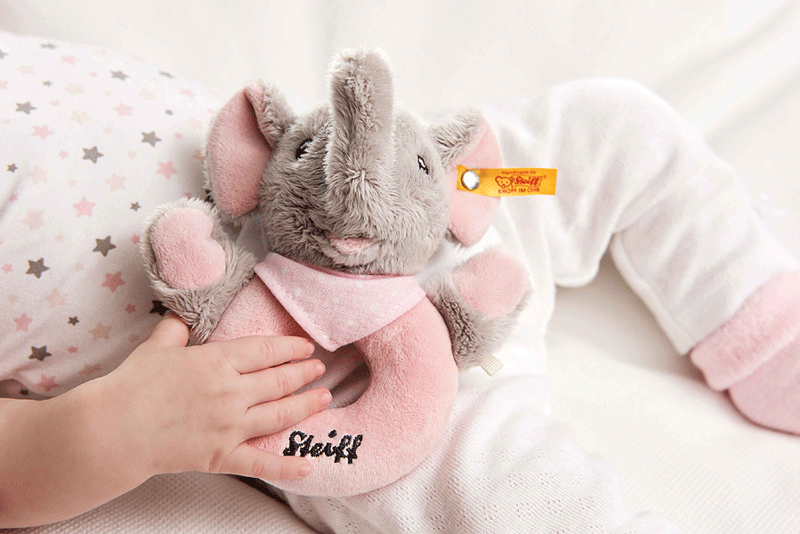 Steiff Trampili Elephant Grip Toy 241703 | Ashby Bears