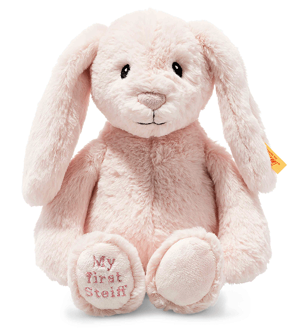 Steiff My First Steiff Pink Hoppie Rabbit 242106 | Ashby Bears