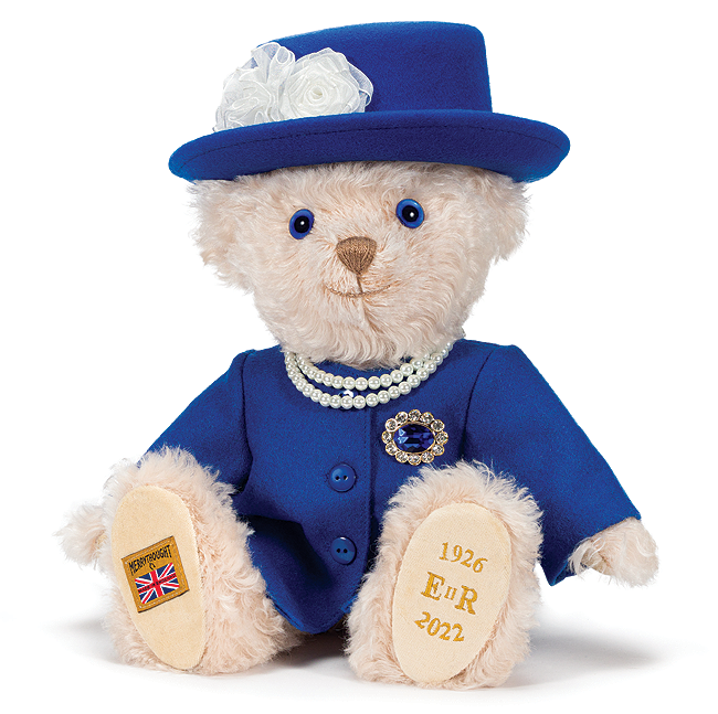 Merrythought Queen Elizabeth Celebration Bear HMQ12QCB | Ashby Bears