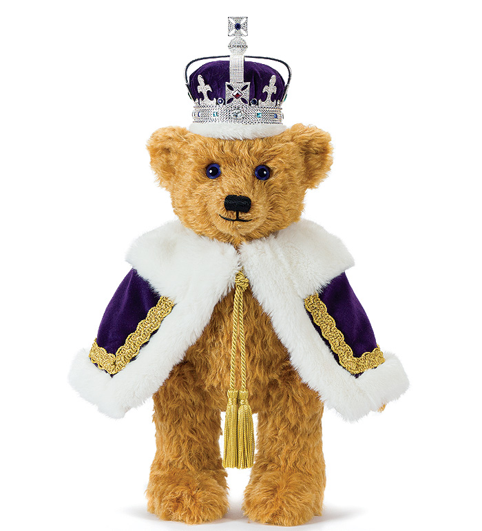 Merrythought King Charles Coronation Bear HRC14KCR | Ashby Bears