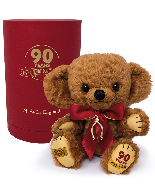 Merrythought 90th Anniversary Commemorative Cheeky Bear T12A90 | Ashby ...